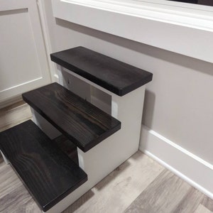 Three Step Stool Extra Large Step Stool - Etsy