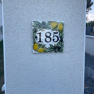 Italian Ceramic House Number Signs for Home Personalized - Etsy