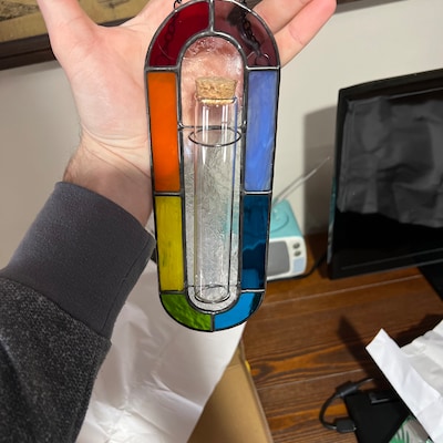 Hanging Stained Glass Plant Propagation/reed Diffuser - Etsy