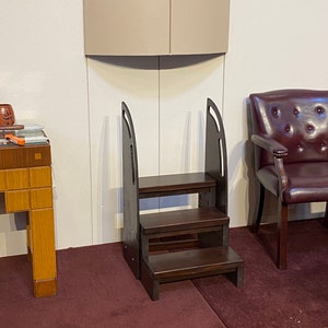 Three Step Stool Extra Large Step Stool - Etsy