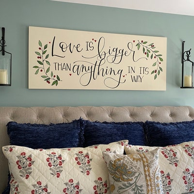 Custom 11x14 Canvas Quote Art Hand-painted Calligraphy - Etsy