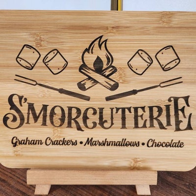 Smorcuterie Svg, Charcuterie Board Svg, S'mores Board Svg, Camping Svg ...