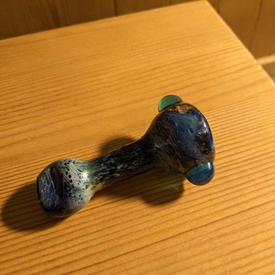 Multi-colored Small Blown Glass Chillum - Etsy