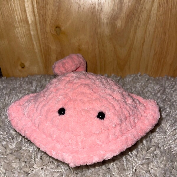 No Sew Stingray and Manta Ray Animal Crochet Pattern Amigurumi Pattern ...