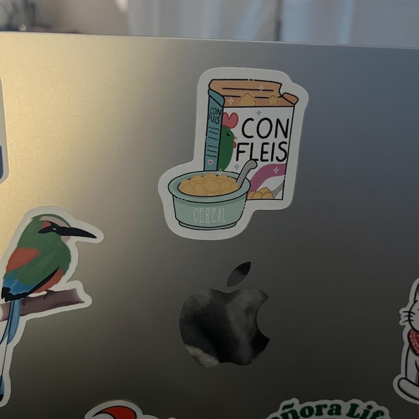 Con Fleis Cereal Sticker, Mexican Sticker, Mexican Food Sticker, Latina ...
