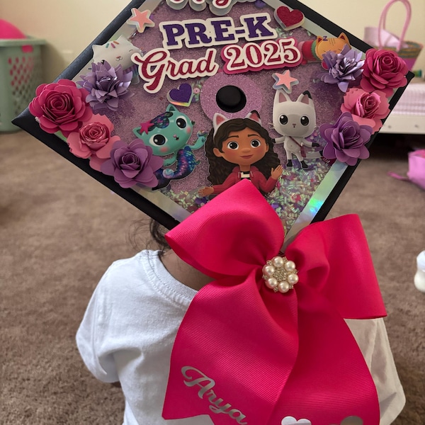 Kinder Graduation Cap Topper Decor or Grad Cap Topper Shaker / Kids Cap ...