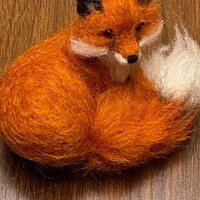 Needle Felted Red Fox - Made to Order - Etsy UK