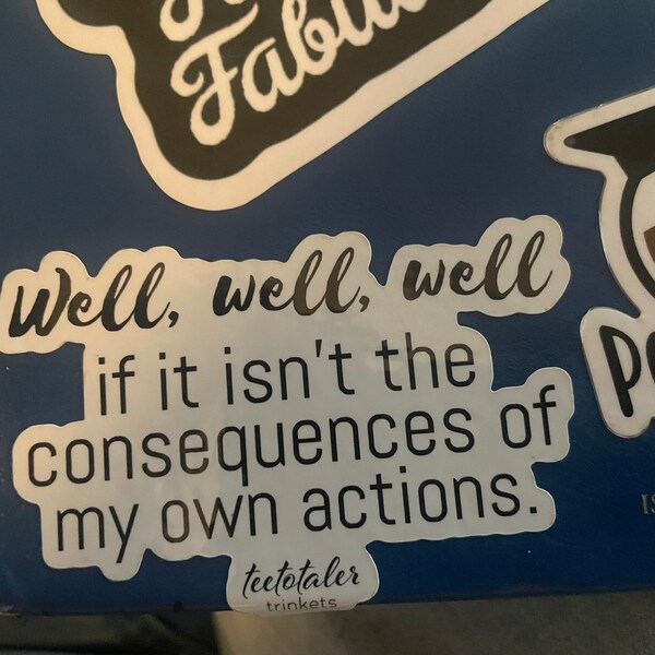 Pause, Pray, Proceed, Custom Vinyl Sticker, AA Stickers, Recovery ...