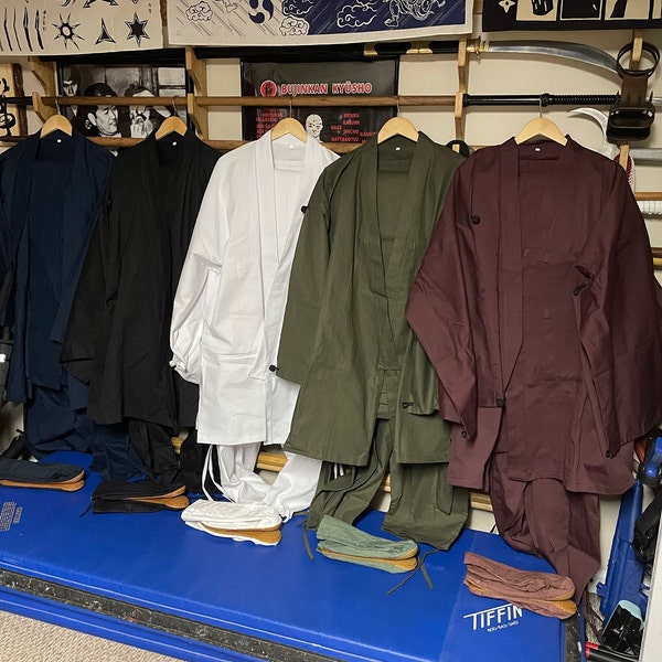 Ninja Dress Shinobi Shozoku - Authentic Japanese Ninja Suit Outfit ...