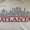 Atlanta Pro Baseball Team Skyline Names Graphic - Etsy