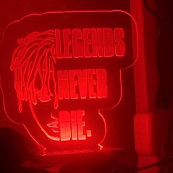 Juice WRLD Acrylic Led Glow Sign - Etsy