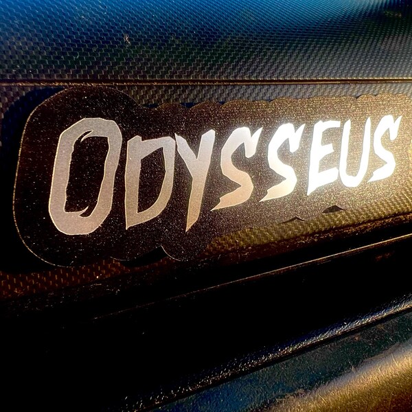 Custom Engraved Car Name Emblem Badge - Black With Gray- Customized ...