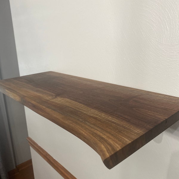 Live Edge Shelf, Live Edge Floating Shelf - Custom Orders - Etsy