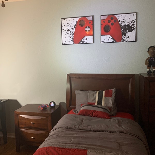 Gaming Wall Art Set of 2, Printable Gaming Wall Art Set, Video Game ...