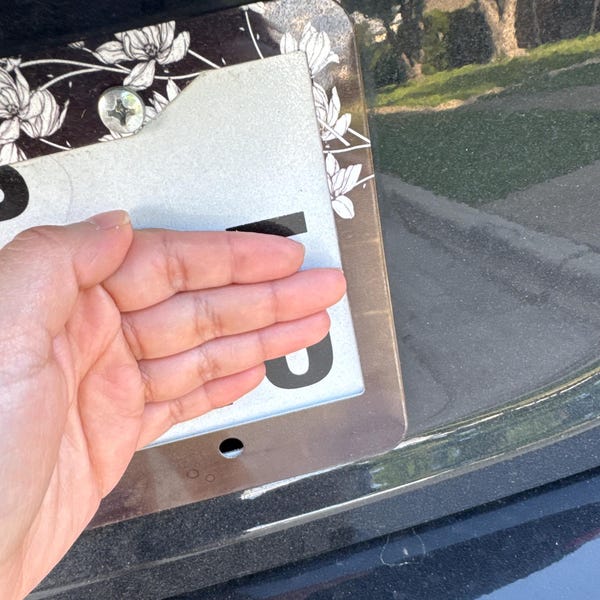 Green Jade License Plate Frame, Bling License Plate Frame, Dark Green ...