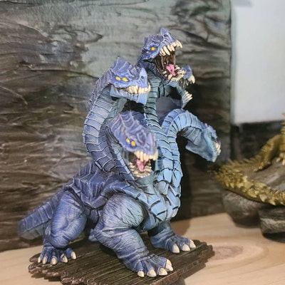 Hydra Dnd Monster Reptile Dragon Beast 28mm 32mm 3d Printed Mini ...