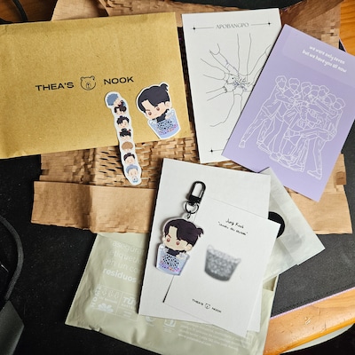 V Taehyung FRIENDS Set BTS V Stickers - Etsy