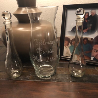 Personalized Unity Sand Ceremony Set Cylinder Style - Etsy