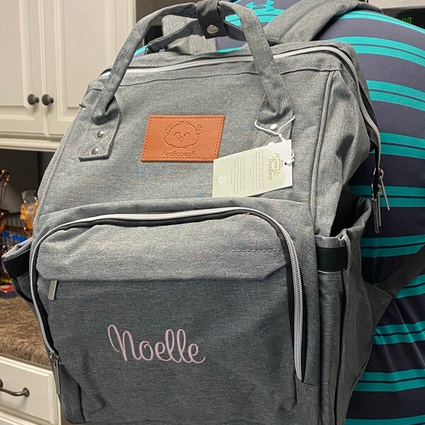 SALE Monogrammed Diaper Backpack, Personalized Diaper Bag Backpack ...