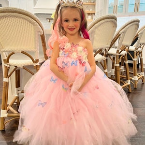 Lavender Pink Princess Flower Birthday Photoshoot Baby Girl - Etsy Canada