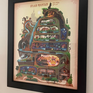 Splash Mountain Print, Magic Kingdom, Walt Disney World - Etsy