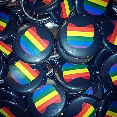 250 1 Inch Full Color Custom Buttons W/ Pin. We Can Do ANY Quantity in ...