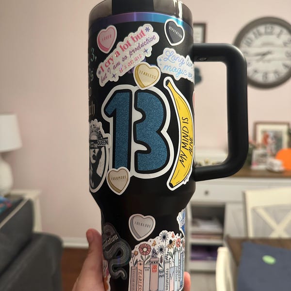 Taylor Swift Heart Glasses Sticker/taylor Swift Stickers/ Holographic ...