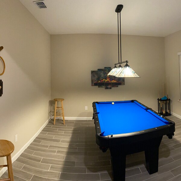 Billiards Wall Art, Billiard Painting, Billiard Canvas Print, Billiard ...