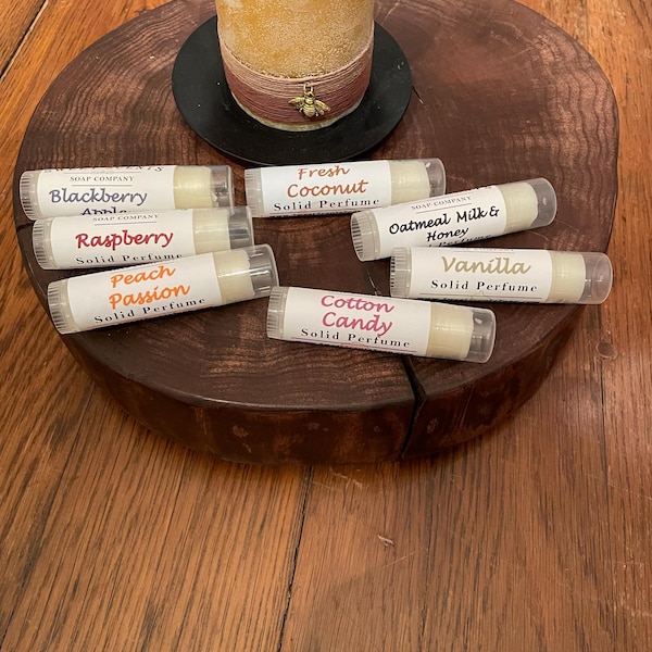 Vanilla Solid Perfume / Scent Stick / Fragrance Stick / Solid Fragrance ...