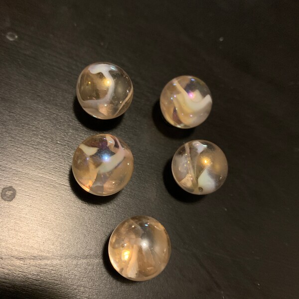 16mm Medusa Jellyfish Glass Mega Marble Players (5/8th") Pack of 5 ...