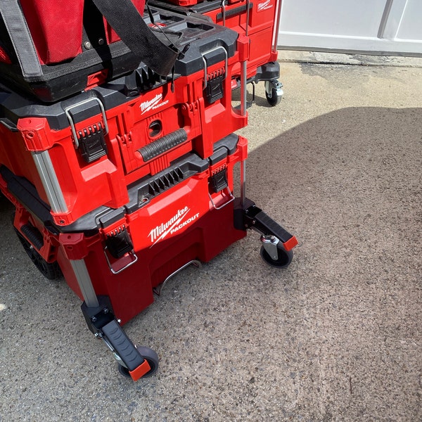 Milwaukee PACKOUT Modification: Milwaukee Packout Front Caster Wheels ...