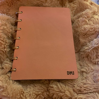 Leather Personalized Discbound Planner Cover - Etsy