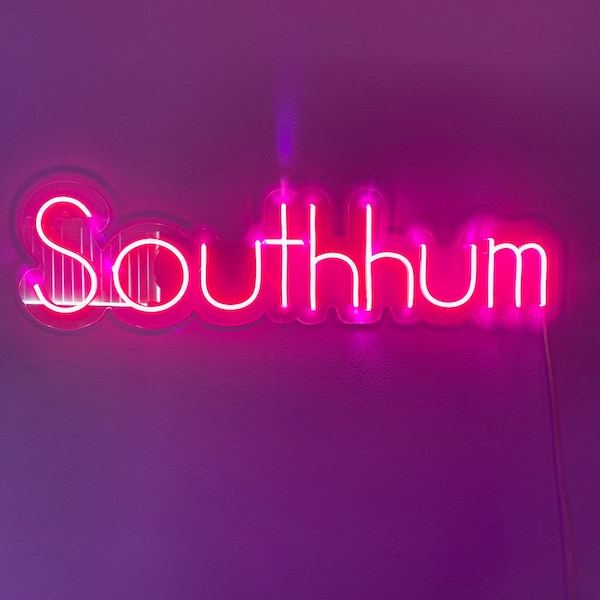 Create Your Own LED Neon Sign: Word, Sentence, Logo - Custom Neon Sign ...