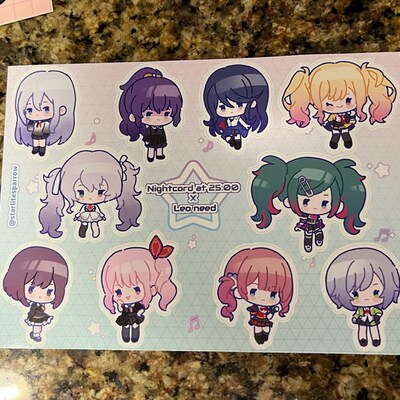 Colorful Stage Sticker Sheet - Etsy