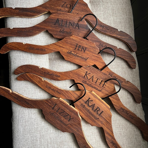 5 Shapes to Choose From | Personalized Wooden Hanger | the Woodwright ...