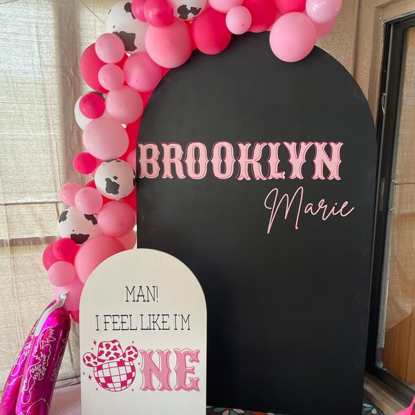 Pink Cowgirl Balloon Garland | 92pcs Last Rodeo Balloons Arch Kit With ...