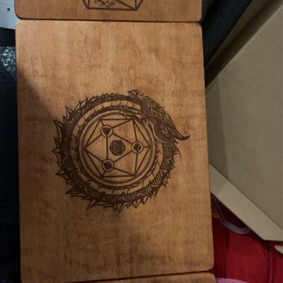 Personalized Engraved Wood Dungeon Master Screen With Custom Side ...