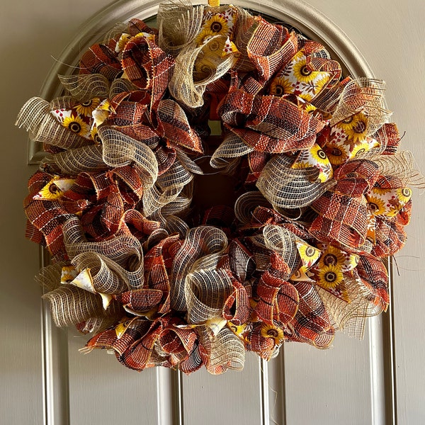 Over Door Swag, Beige Rose Swag, Wall Hanging, Year Round Home Swag ...