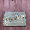 Personalised Garden Shed Sign Metal Wall Door Decor Accessory, Summer ...