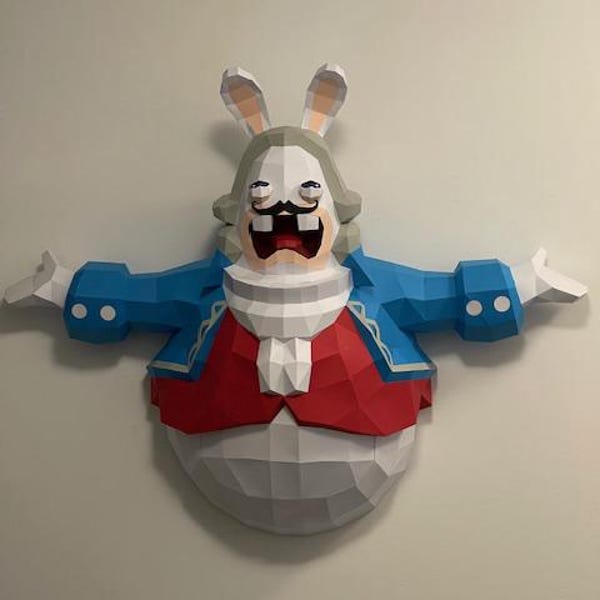 Face Mask Anonymous Papercraft With PDF Templates to Build by Hand ...