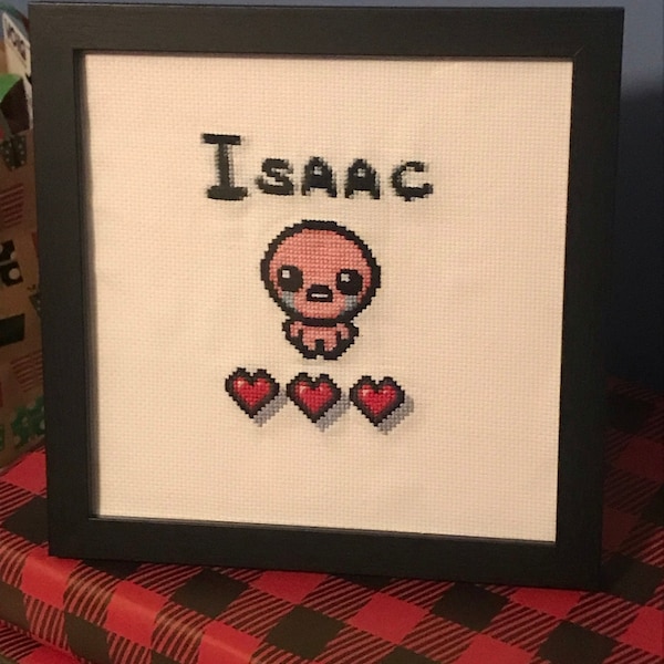 Binding of Isaac Cross Stitch Pattern Isaac Character - Etsy