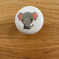 Rabbit Theme Drawer Knobs, Safari Animal Nursery Room Drawer Handles, Nursery Bunny Knobs Decor ...