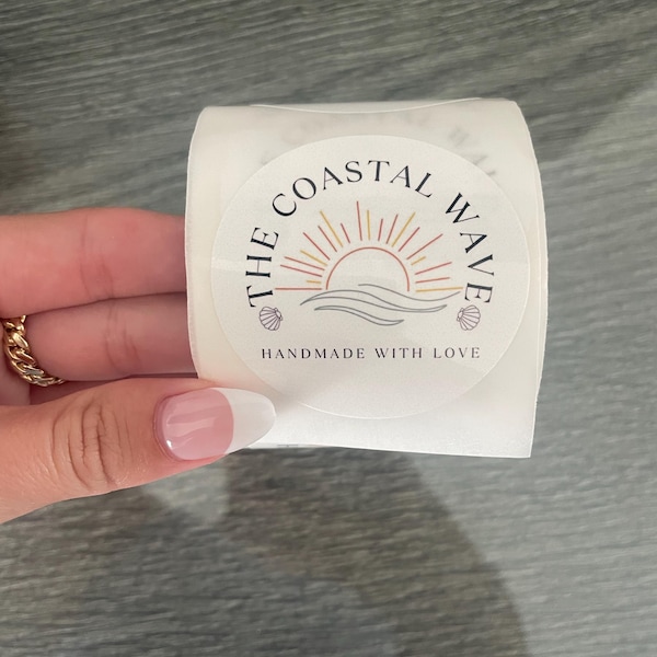 CUSTOM Stickers Roll, Custom Logo Stickers, Custom Label Roll ...