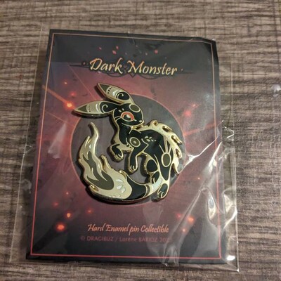 Dark Monster Hard Enamel Pin - Etsy