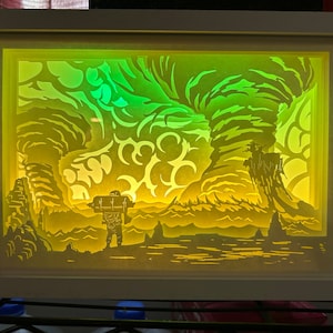 Fallout Light Box Gaming Room Decor Gaming Night Light - Etsy