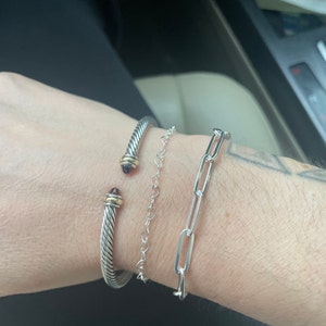 Korean Paperclip Name Bracelet for Women Personalized Korean - Etsy