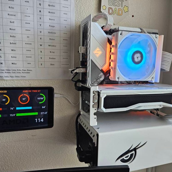 Micro ATX, Open Air Computer Case, - Etsy