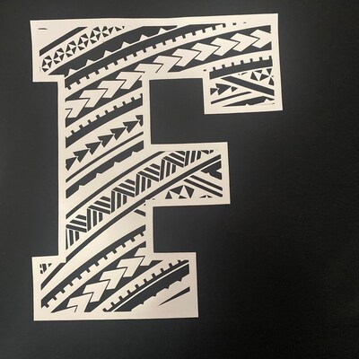 Maori Mandala, Polynesian Decor, Samoa Pattern, SVG Alphabet ...