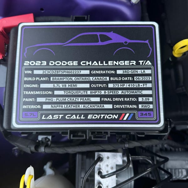 Ford Mustang S197 Custom Aluminum Engine Bay Dress up Plaque Car Show ...