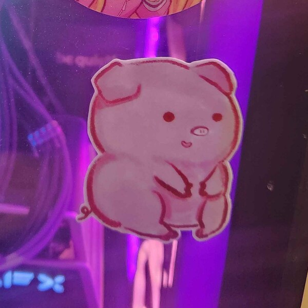 DAM, I Can't Be Bothered Beaver Sticker Cute Beaver Die-cut Sticker - Etsy